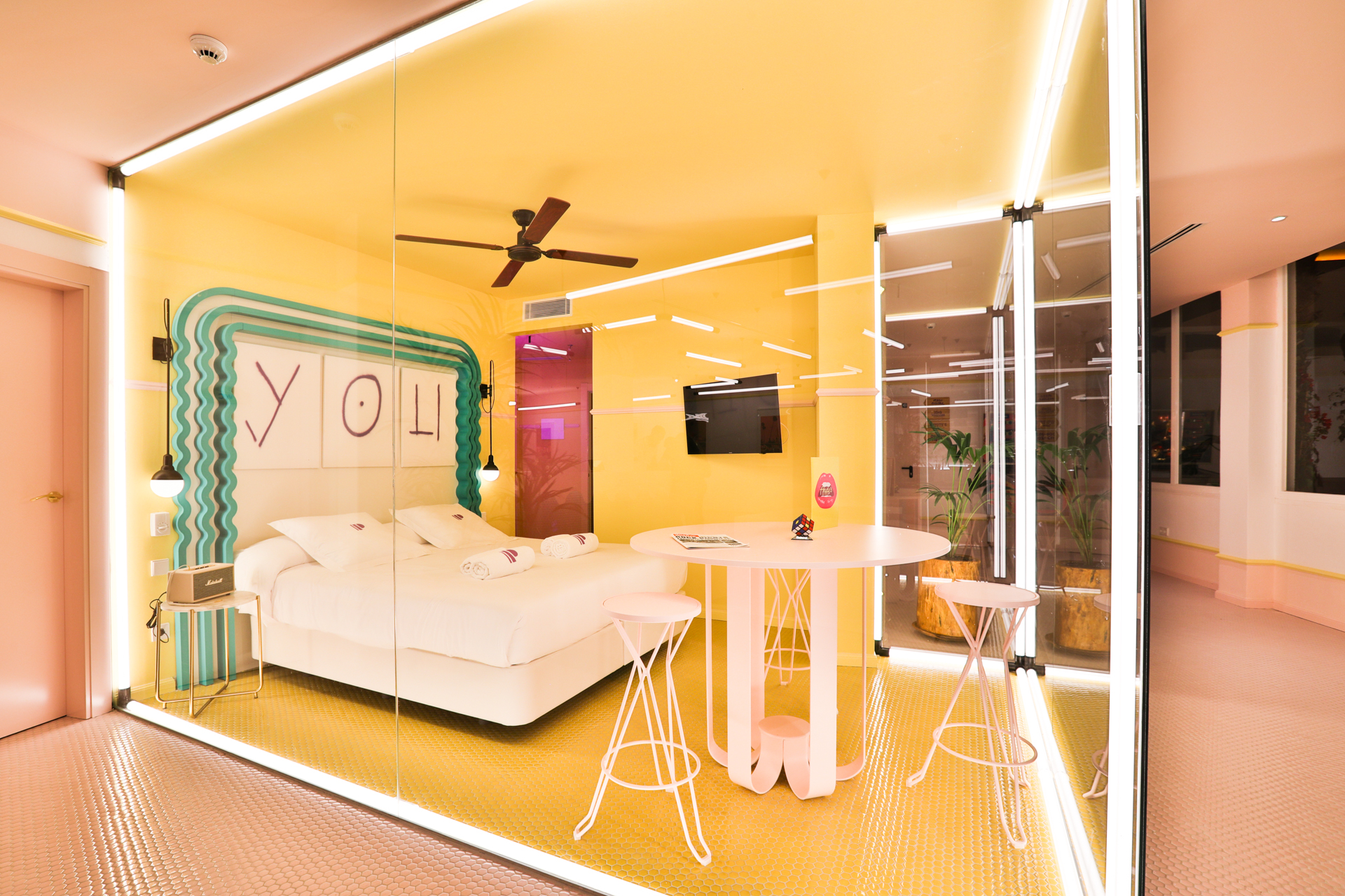 Rooms that are pure media art | Paradiso Ibiza Hotel Art